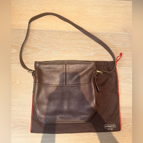 Coach | Bags | Coach Vintage Brown Leather Soho Bleeker Crossbody ...